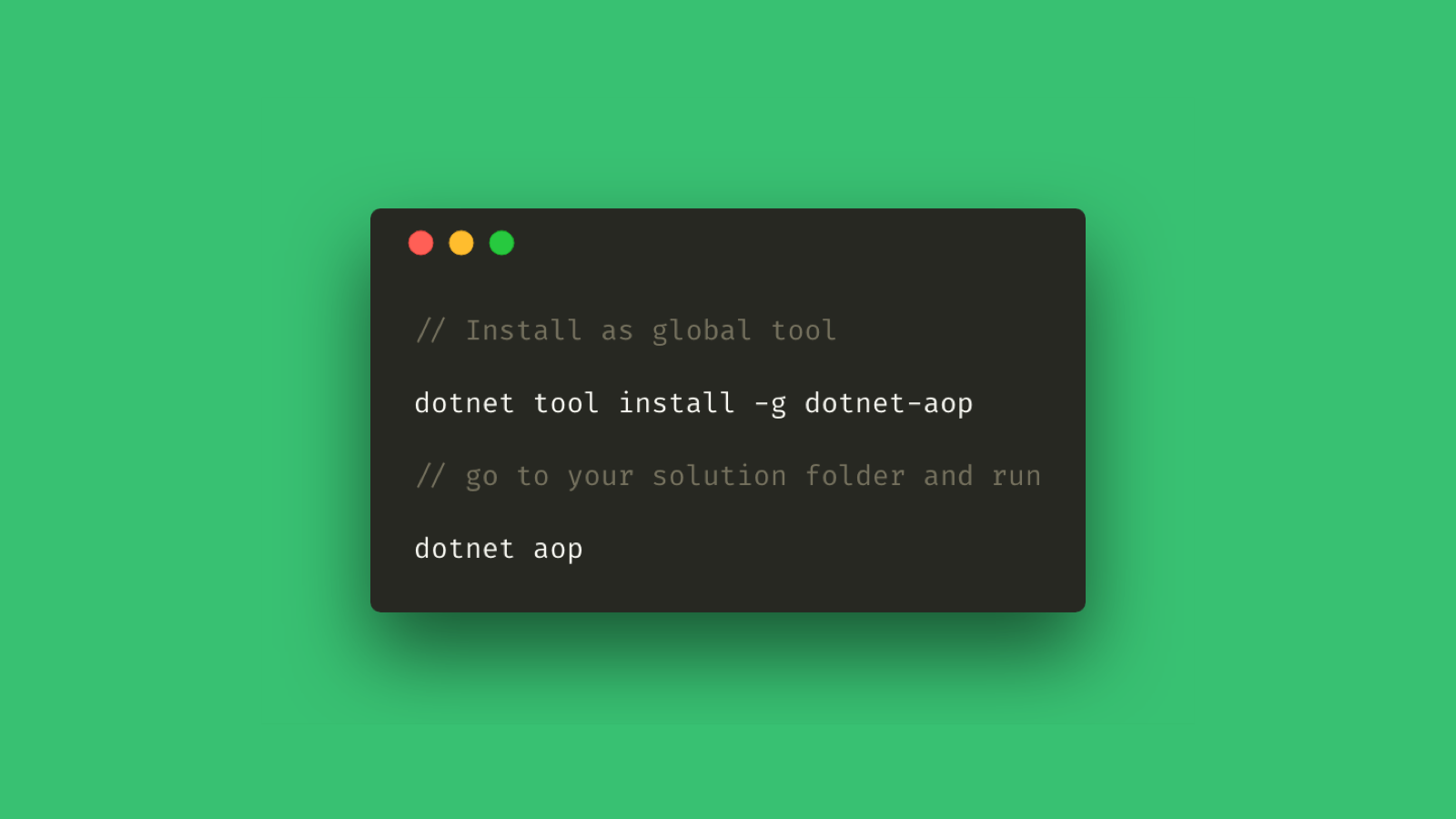DotNet AOP - BuiltWithDot.Net